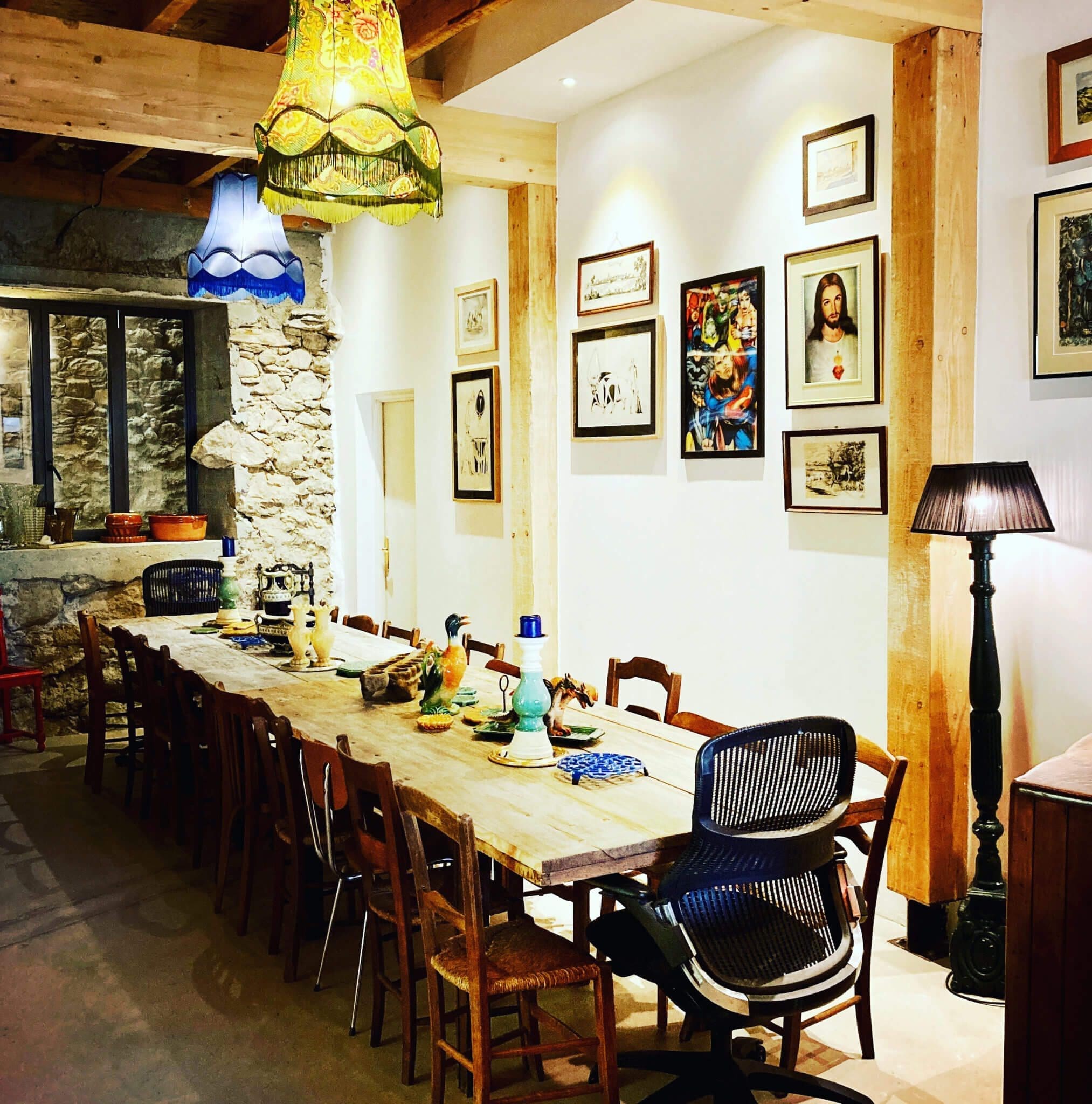 La maison Joséphine et le café Rousse